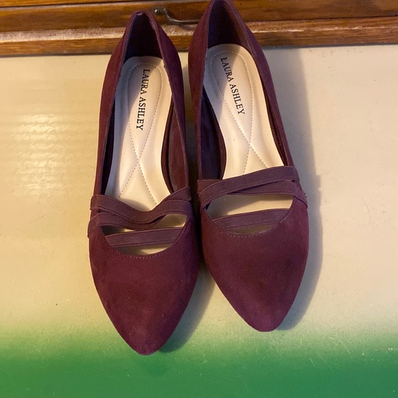 Laura Ashley | Shoes | Laura Ashley Merlot Shoes Never Worn Size 7 ...